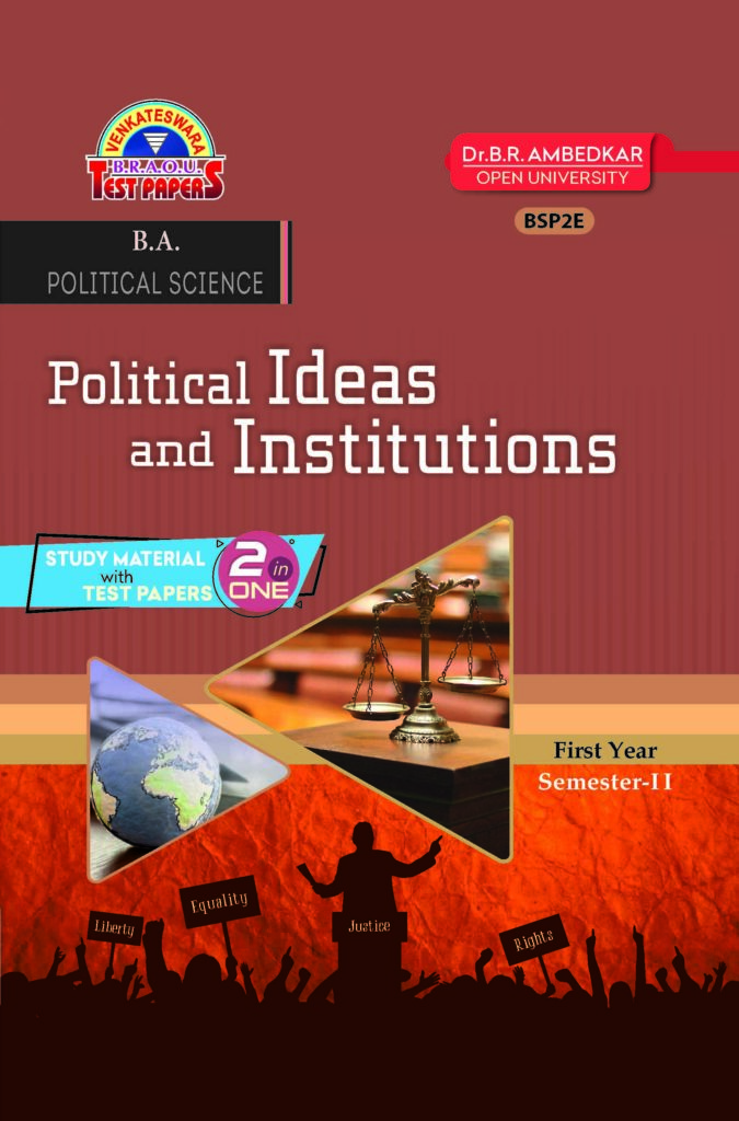 Political Science – Political Ideas & Institutions (Sem 2 – E.M ...
